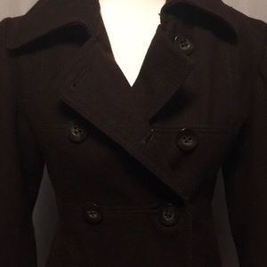 Gallery | Jackets & Coats | Collection By Gallery Brown Pea Coat | Poshmark